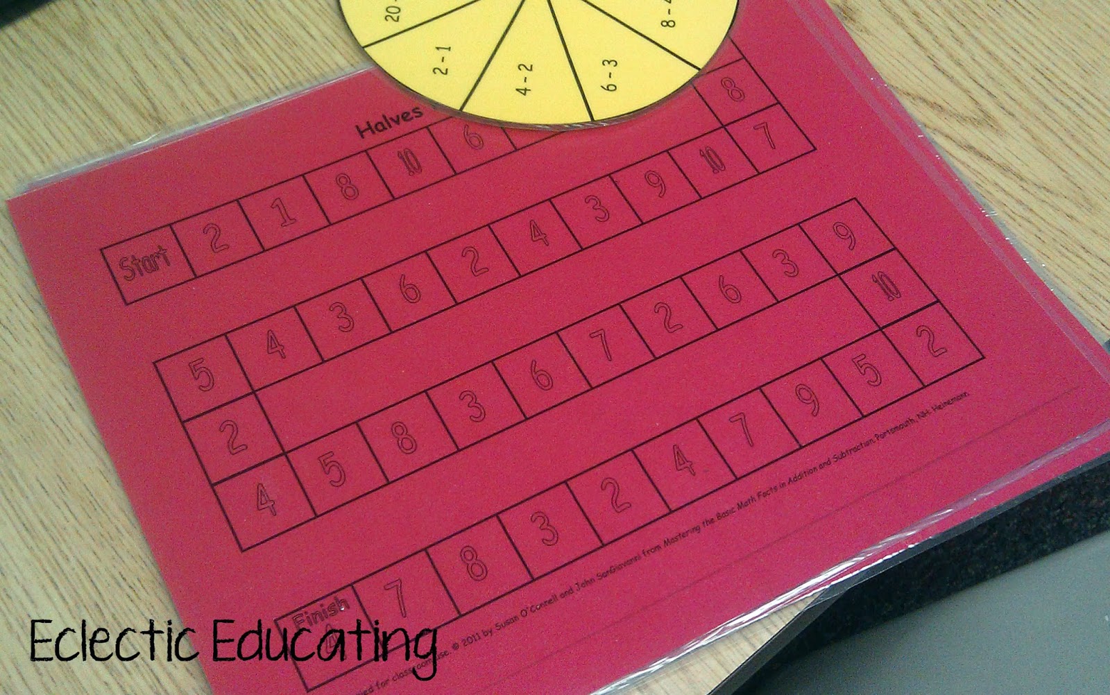 Eclectic Educating: Subtracting Halves