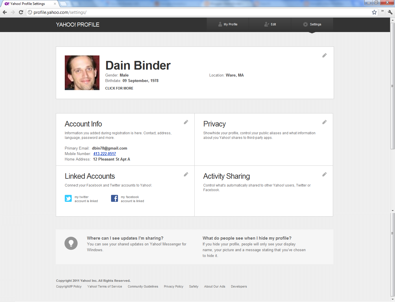 Yahoo! Pulse Becoming Yahoo! Profile This Week