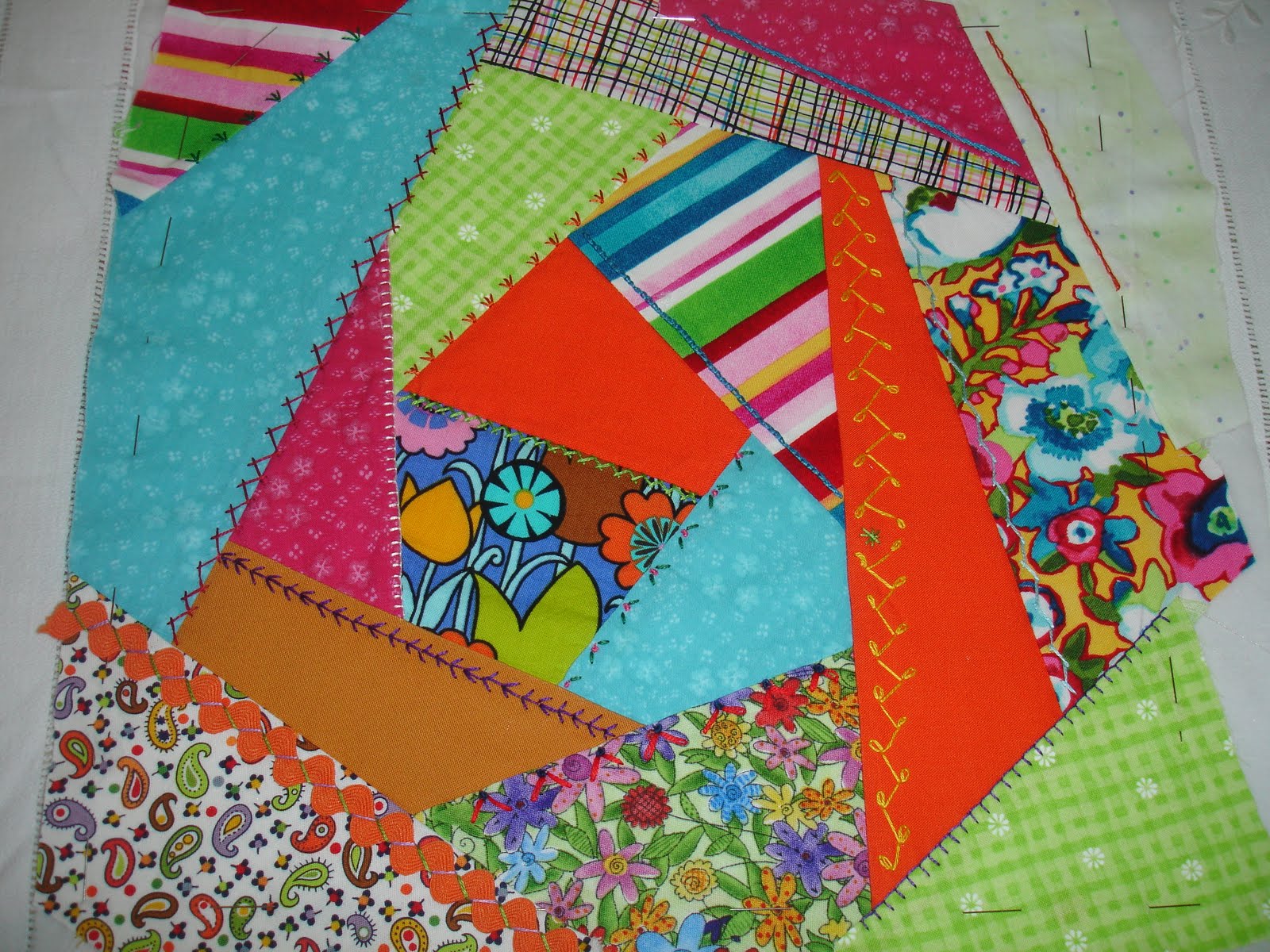 Cocina log cabin patchwork - Imagui