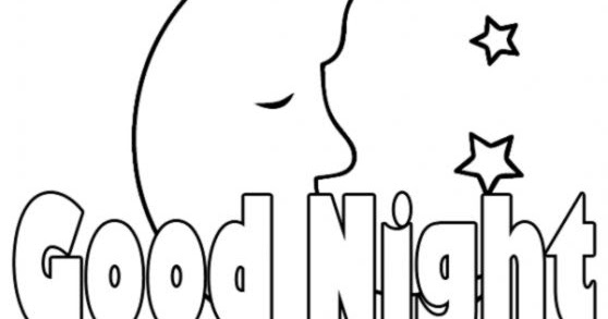Goodnight Kids Coloring Pages | Free Coloring Pages