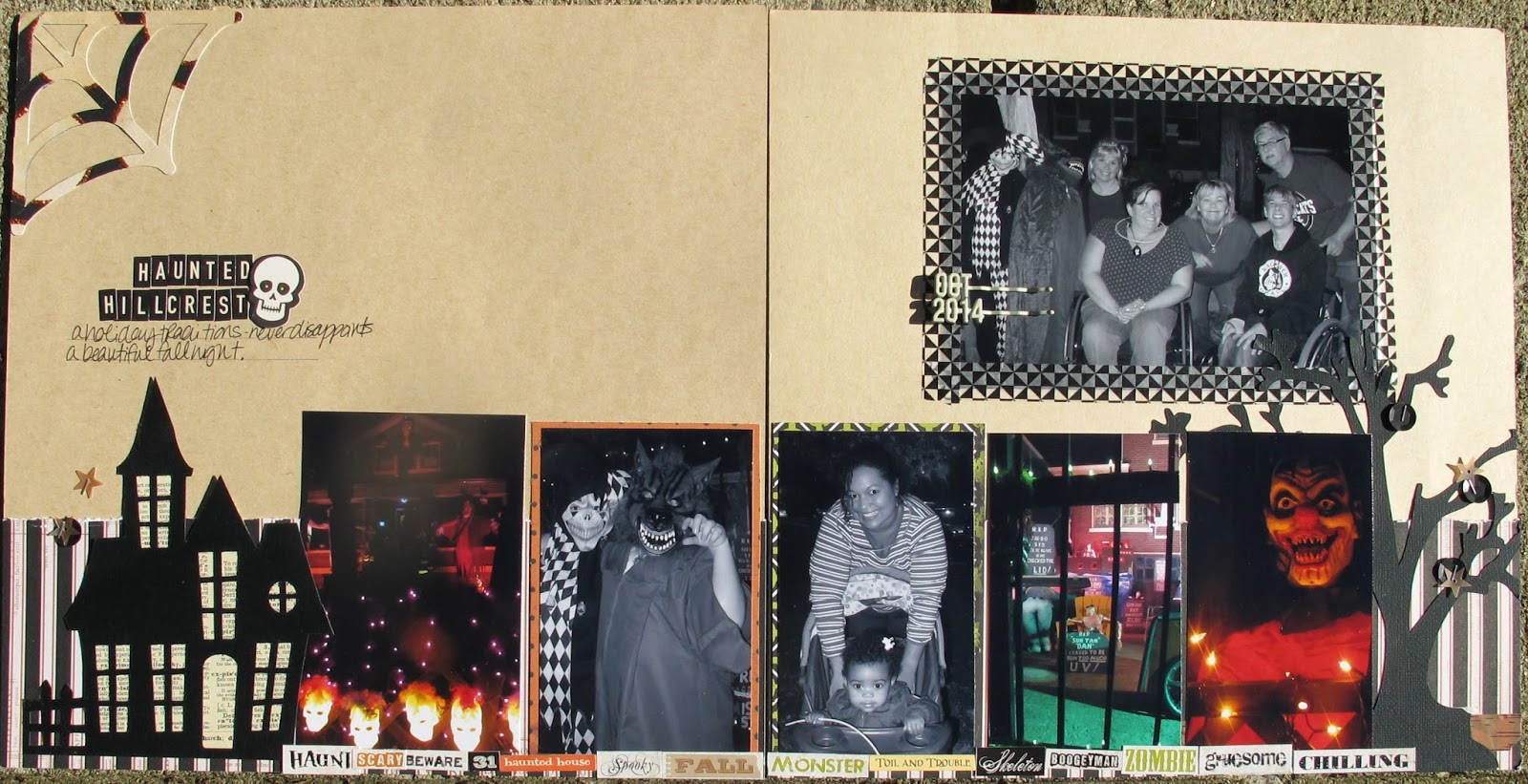 Tips for Using Multiple Photos on a Layout- October Scrapbook Layouts