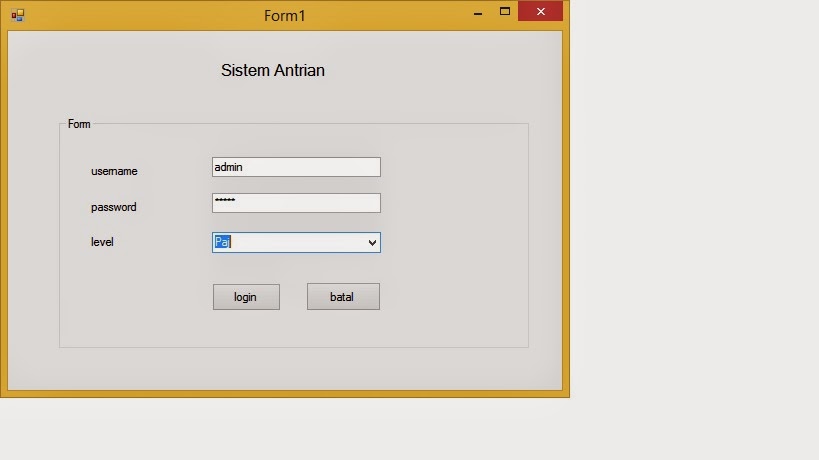 Cara Membuat Aplikasi Windows Untuk Antrian Cara Membuat Aplikasi Windows Untuk Antrian