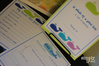 A Whale of a Time - End of the Year Memories - Simply Sprout