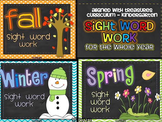 Spring Sight Words - SSSTeaching