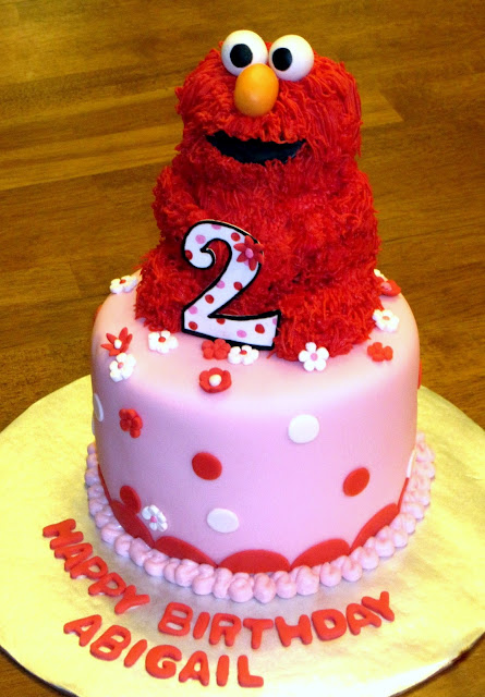 Custom Cakes By Stef: Baby Elmo Cake