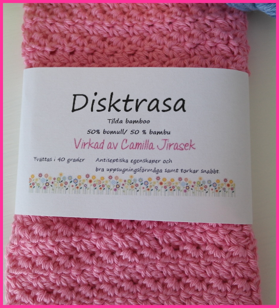 .: Virkad disktrasa av Tilda Bamboo