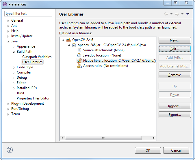 anlak: Using OpenCV Java with Eclipse anlak: Using OpenCV Java with Eclipse