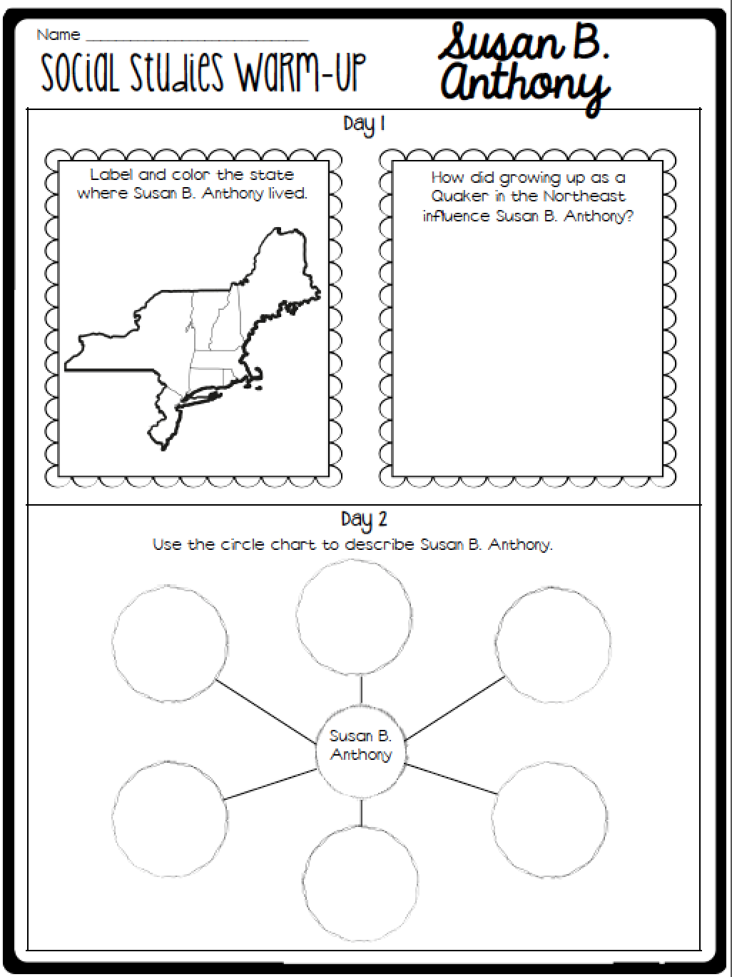 Social Studies & Science Morning Work, a Freebie, and a Sale | Ashleigh ...