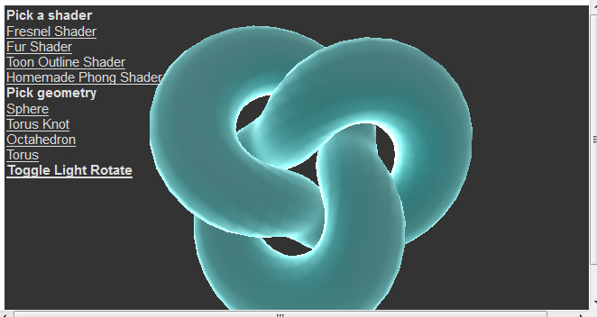 Ting Ting's projects: Webgl shaders
