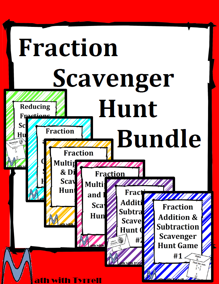 The Best of Teacher Entrepreneurs II: Math Lesson - "Fraction Scavenger ...