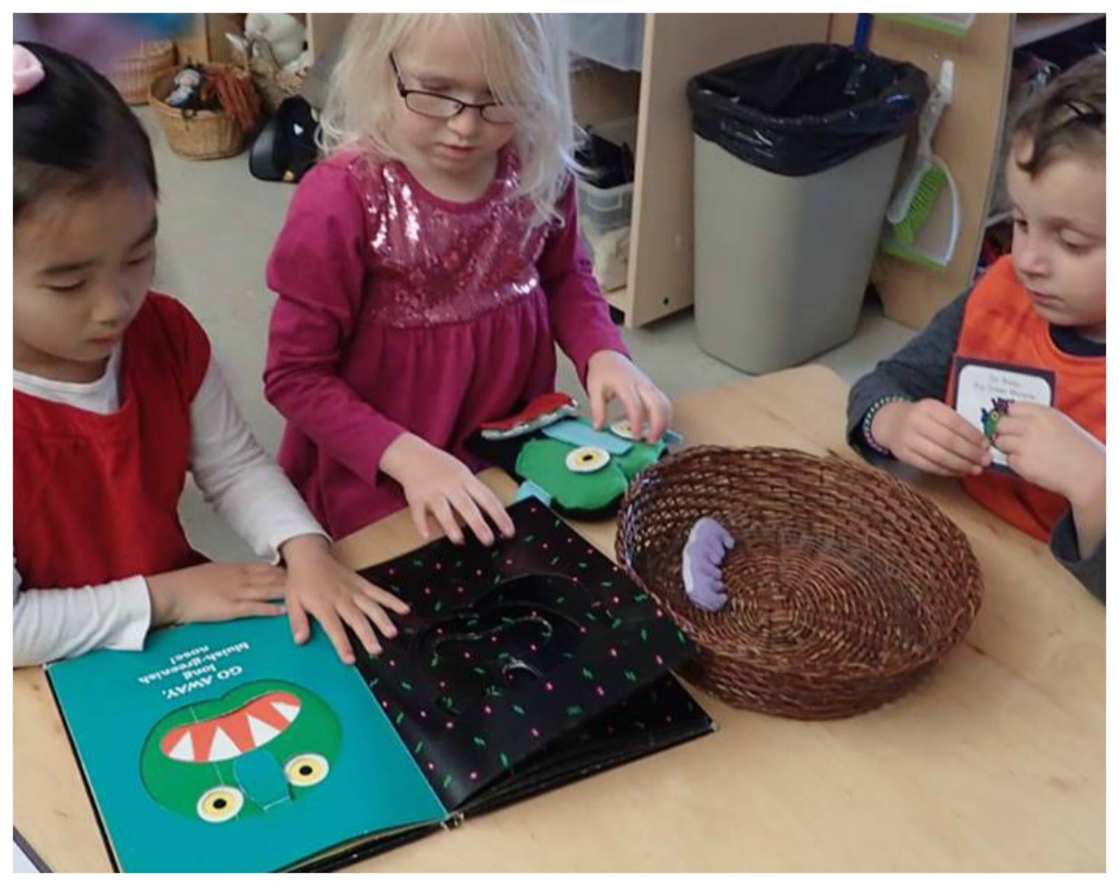 Go Away Big Green Monster: read and make - rubber boots and elf shoes