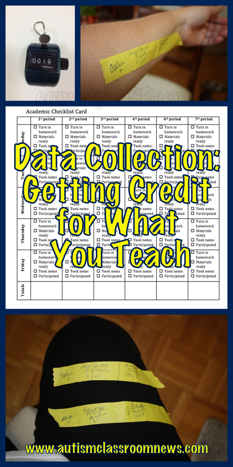 3 Tools for Data Collection: Getting Credit for What You Teach | Autism ...