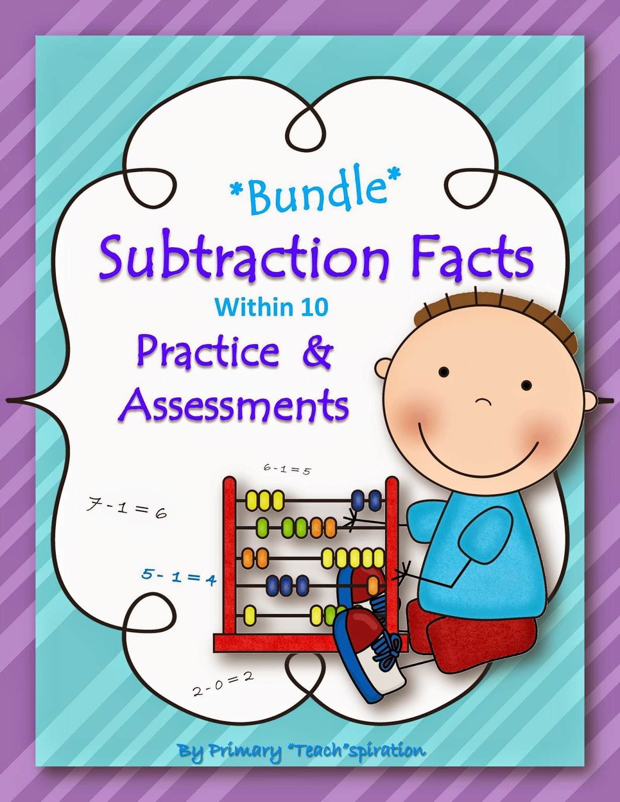 The Best of Teacher Entrepreneurs: Subtraction Facts Bundle (Within 10)