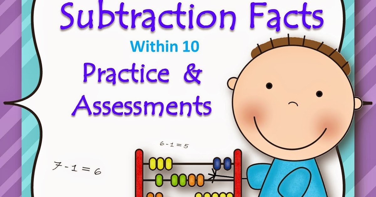 The Best of Teacher Entrepreneurs: Subtraction Facts Bundle (Within 10)