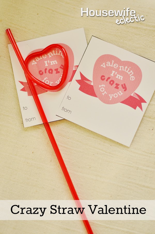 Crazy Straw Valentine - Housewife Eclectic