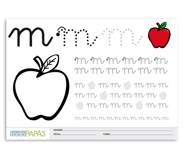 Letra m con las vocales - Imagui