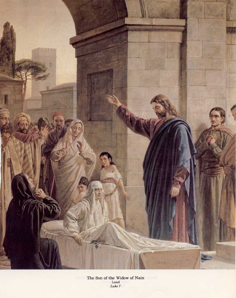 The Bible In Paintings 62: JESUS RAISES A WIDOW'S SON FROM THE DEAD