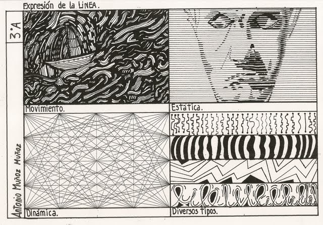 Lápices de Plástica: La Línea: Elemento Expresivo y Compositivo