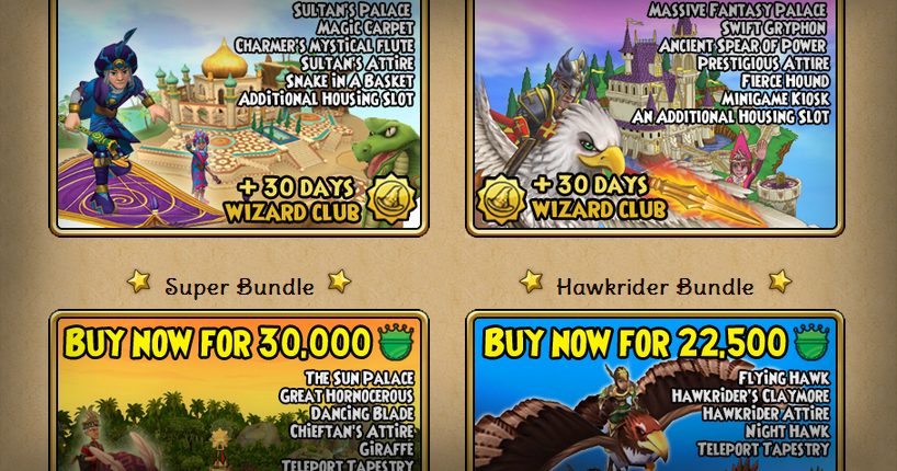 Bundles Go Live For Wizard101 UK! | Swordroll's Blog
