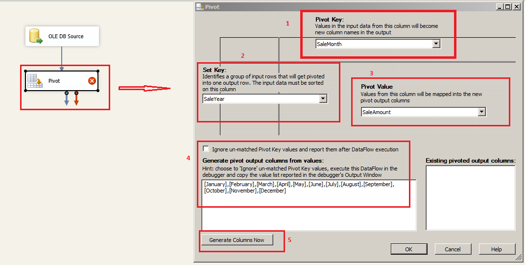 Welcome To TechBrothersIT: SSIS - How To Use Pivot Transformation in SSIS 2012