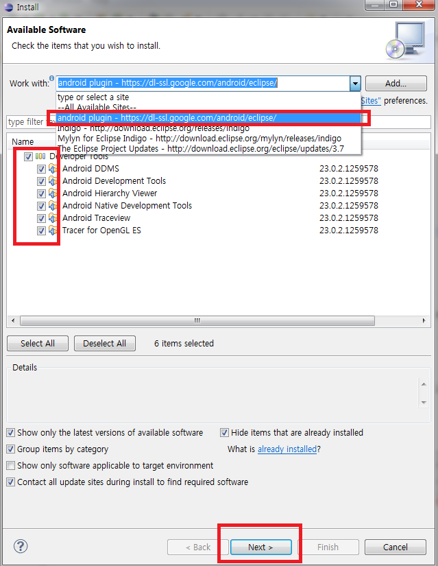 This Android SDK requires Android Developer Toolkit version 23.0.0 : 네이버 블로그