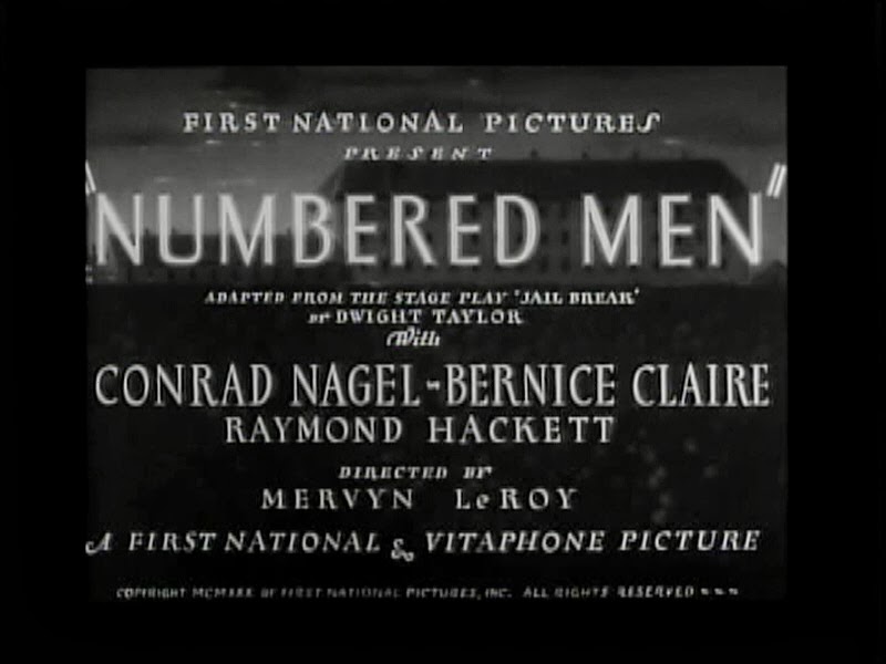 The Incredible Inman: Awkward Early Talkie Theatre: "Numbered Men"