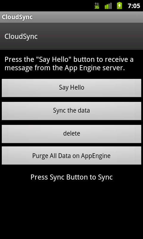 OI Sync: How build and run CloudSync App Engine Connected Android Project