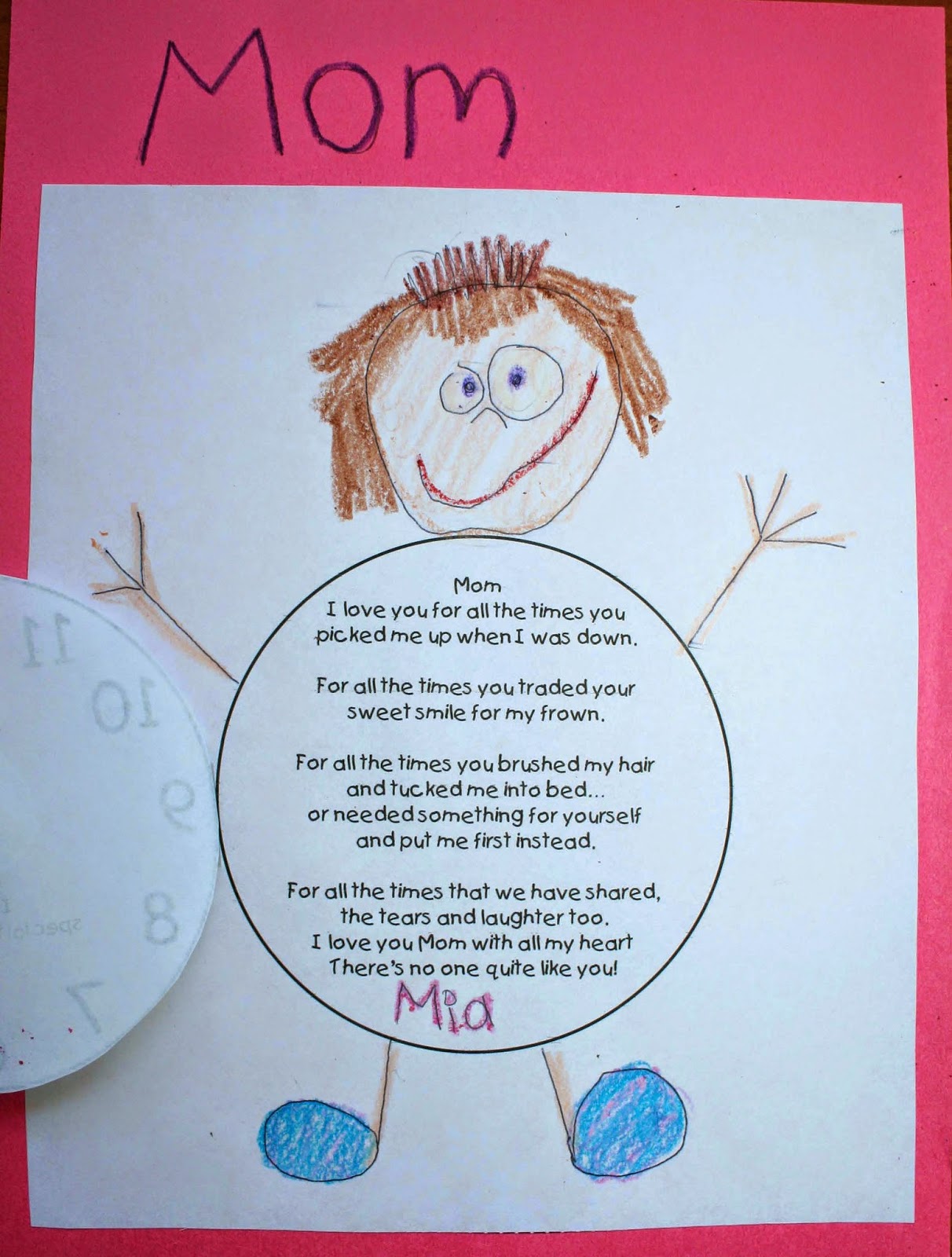 Special Times With Mom Writing Prompt Craftivity - Classroom Freebies