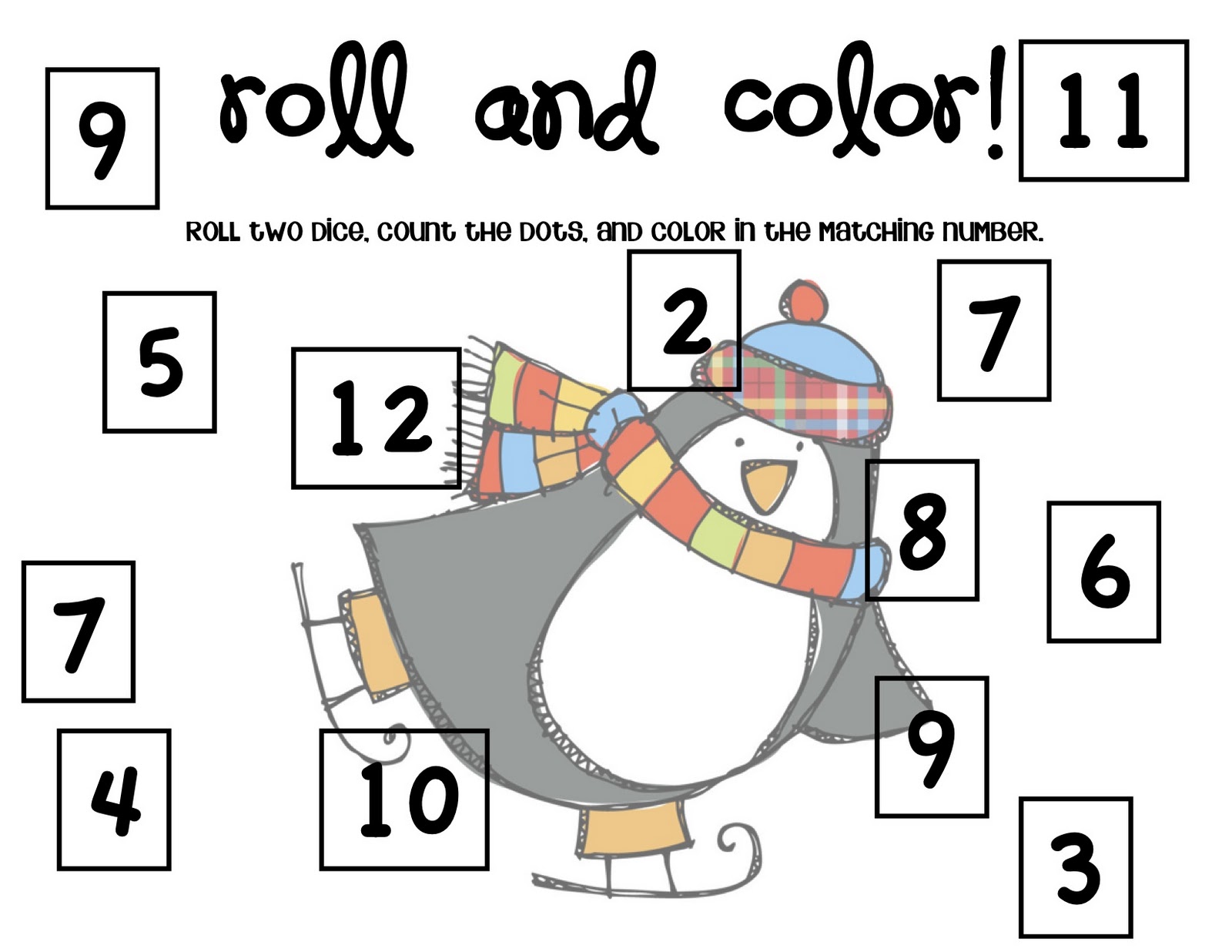 winter+roll+and+color.jpg 1,600×1,236 pixels | Winter kindergarten ...