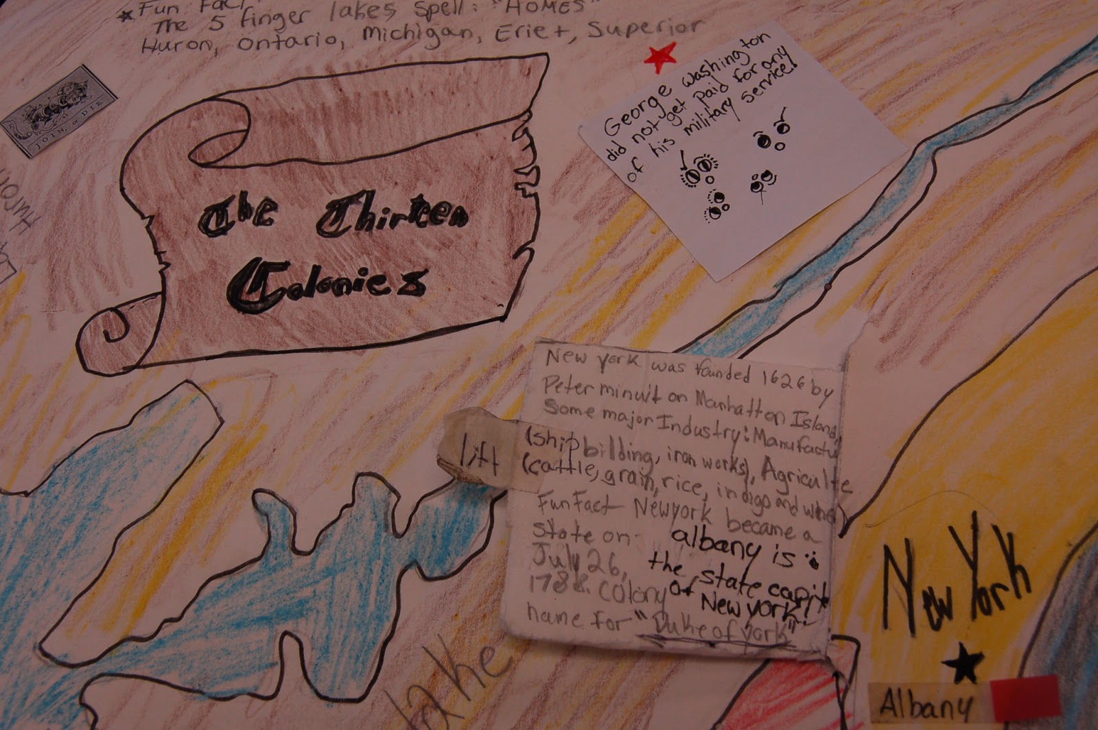 Teaching star students: 13 Colonies Project