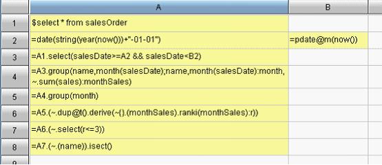 esProc, A Script Language for Data Analytics with Parallel Mechanism: How to Analyze Sales Data ...