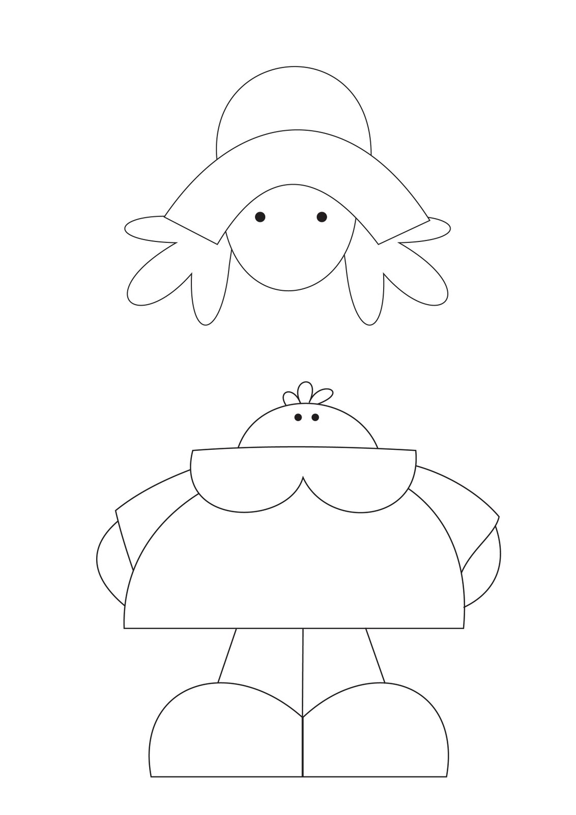 Patrones dibujos infantiles patchwork - Imagui