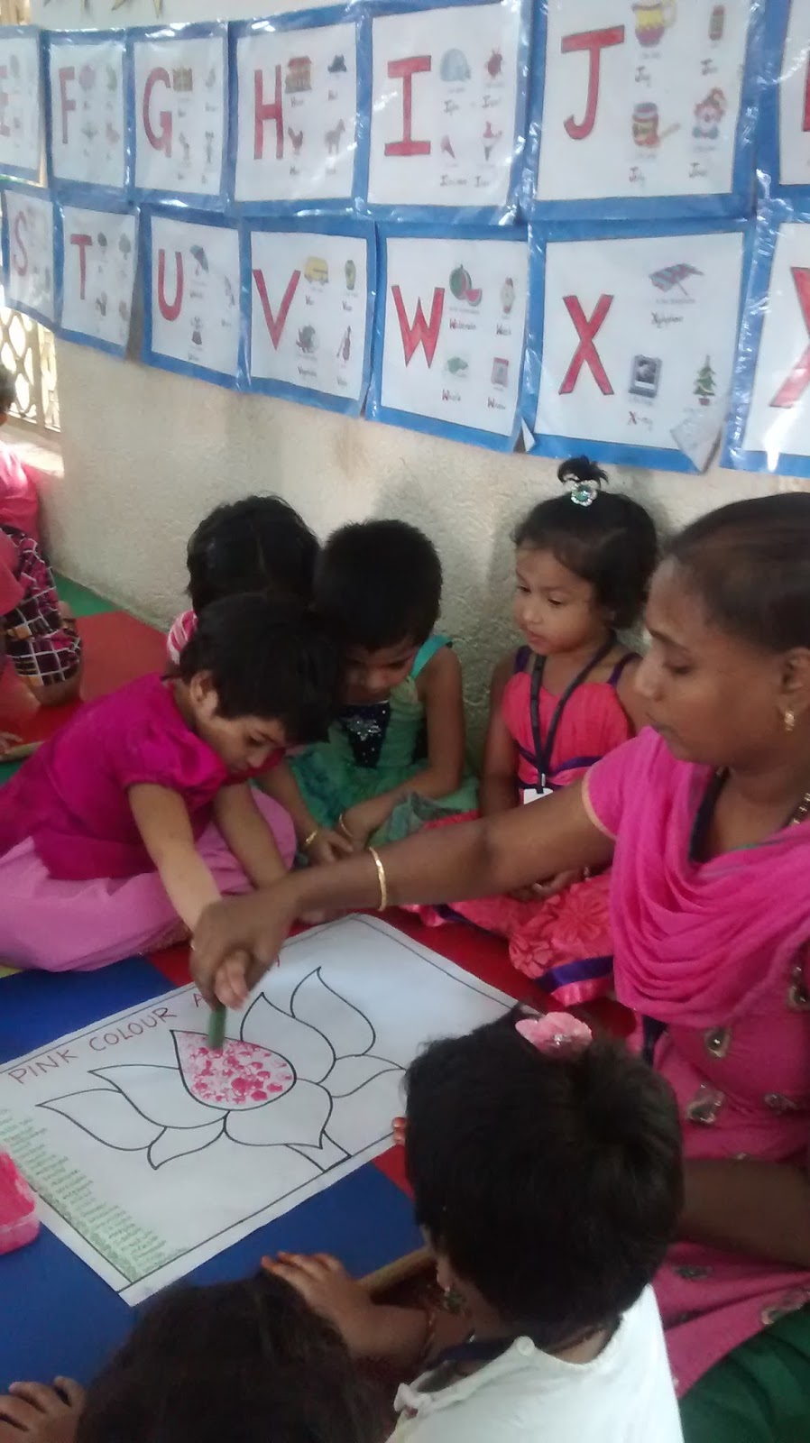 PREPRIMARY PRAGATHI CENTRAL SCHOOL Pink Colour Day Activity For Nursery preprimary-pragathi-central-school-pink-colour-day-activity-for-nursery
