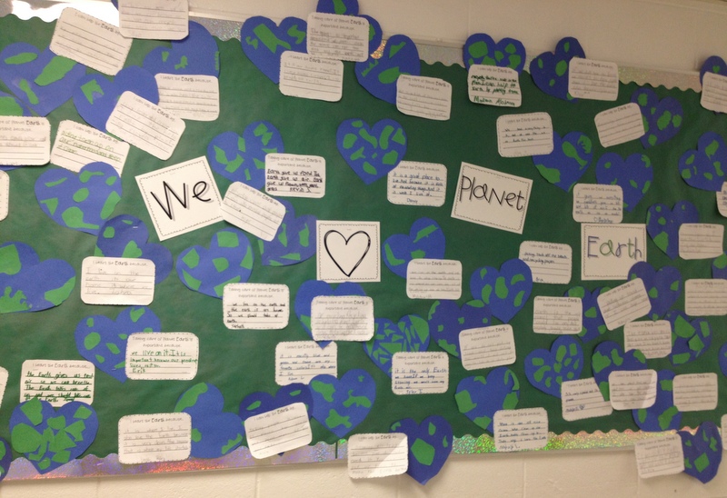 Across the Hall in 2nd: A Quick Glance at Our Earth Day Bulletin Board ...