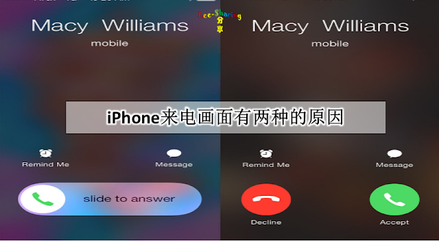 iPhone来电画面为何有两种？90% iPhone Users 都不懂 - Leesharing
