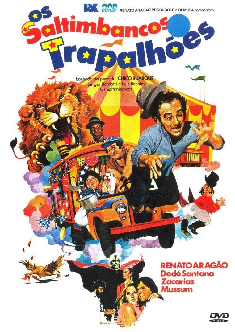 Os Saltimbancos Trapalhões - DVD, sofá e pipoca Os Saltimbancos Trapalhões - DVD, sofá e pipoca