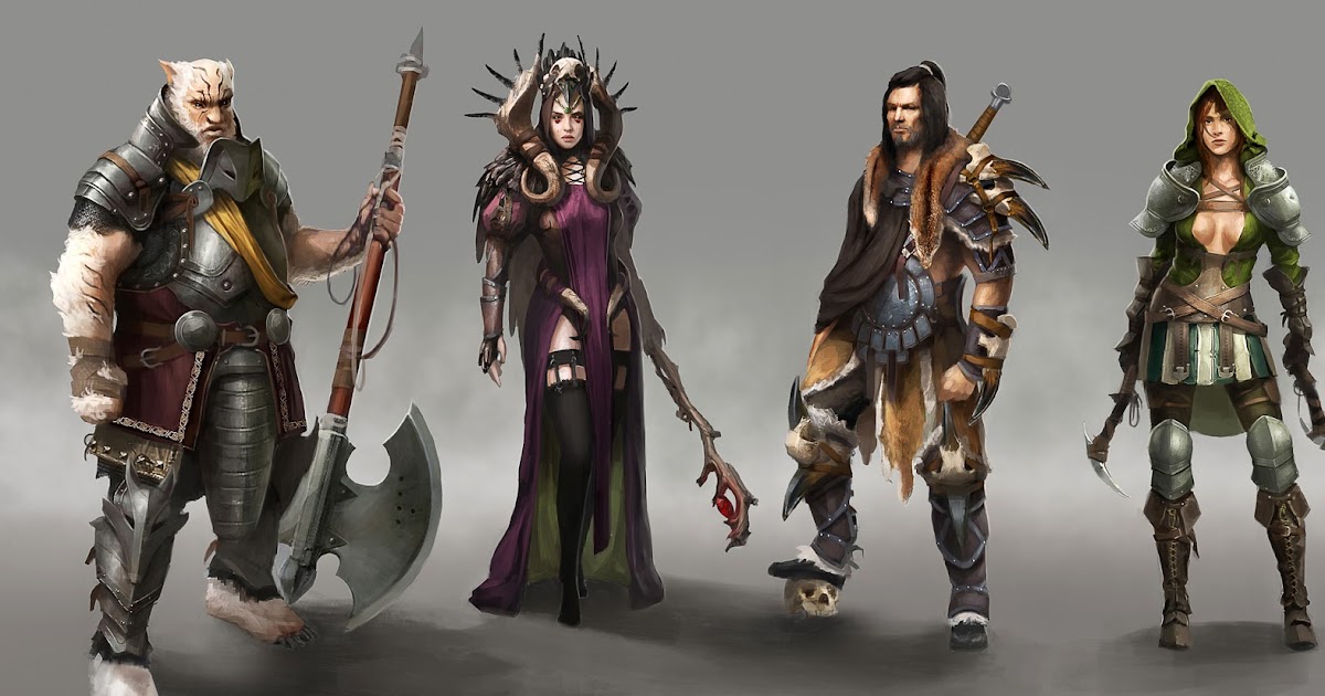 Inkertone Fantasy Character Concepts inkertone-fantasy-character-concepts