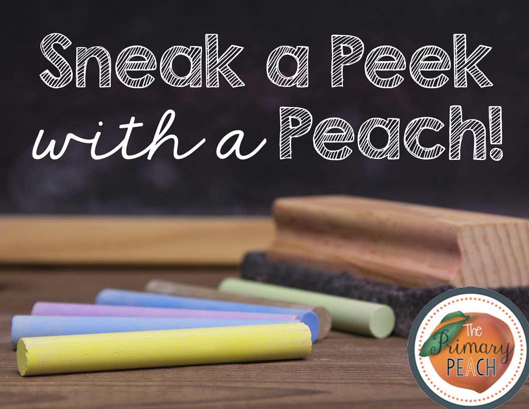 The Primary Peach: Sneak a Peek with a Peach: {Third Grade Bookworm}