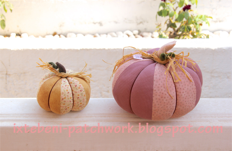 1722.- Calabazas de patchwork - Labores en Red