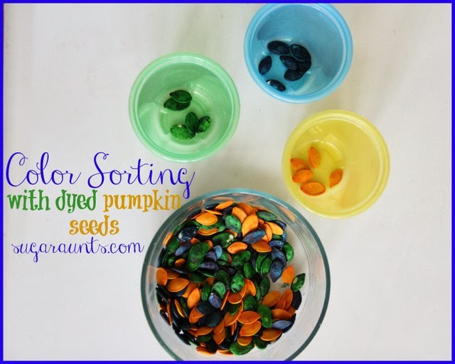 Color Sorting with Dyed Pumpkin Seeds - The OT Toolbox