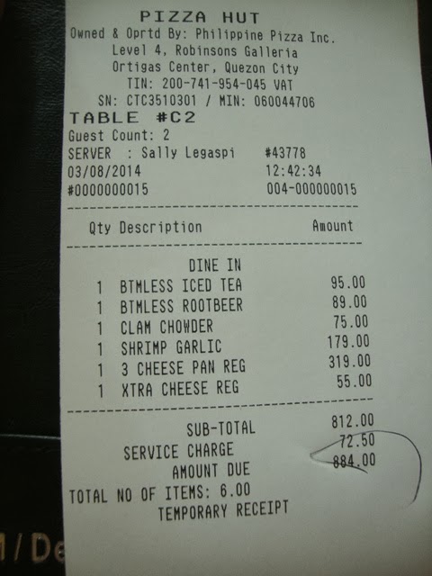 ERICJAZ FOODIES: MY PIZZA HUT DATE with MATI