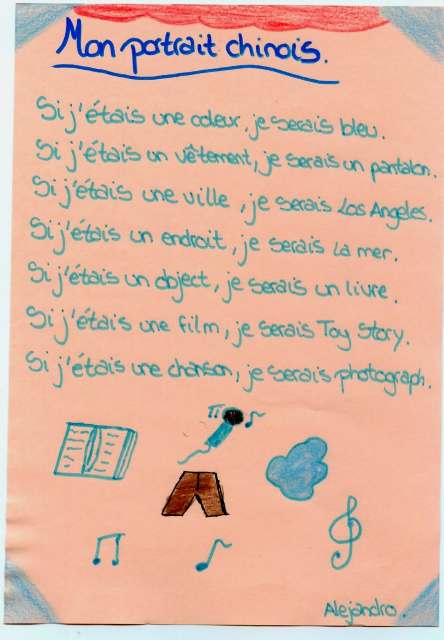 Le Coqui Hebdomadaire: Mon portrait chinois: Si j'étais...