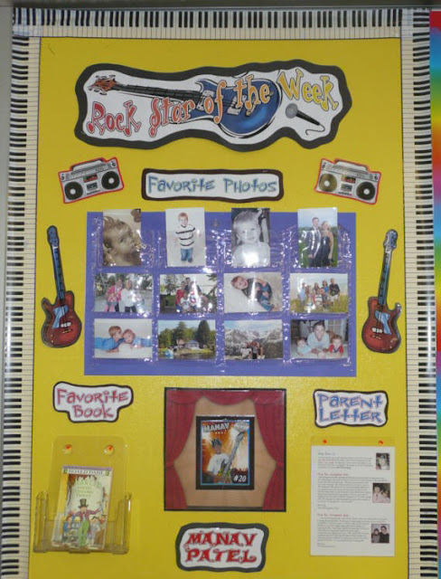 Pixie Chicks: Classroom Theme Thursday {Rock On!} & A Freebie