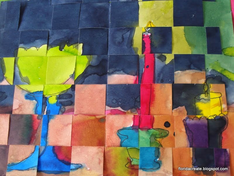 floridacreate: Watercolor Still Life Weaving