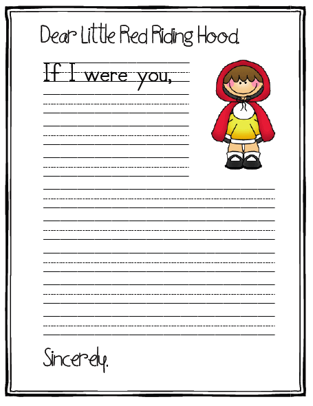 Little Red Riding Hood- retell Part of Fairytale Unit - SAS