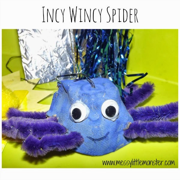 Incy Wincy Spider Craft Messy Little Monster incy-wincy-spider-craft-messy-little-monster