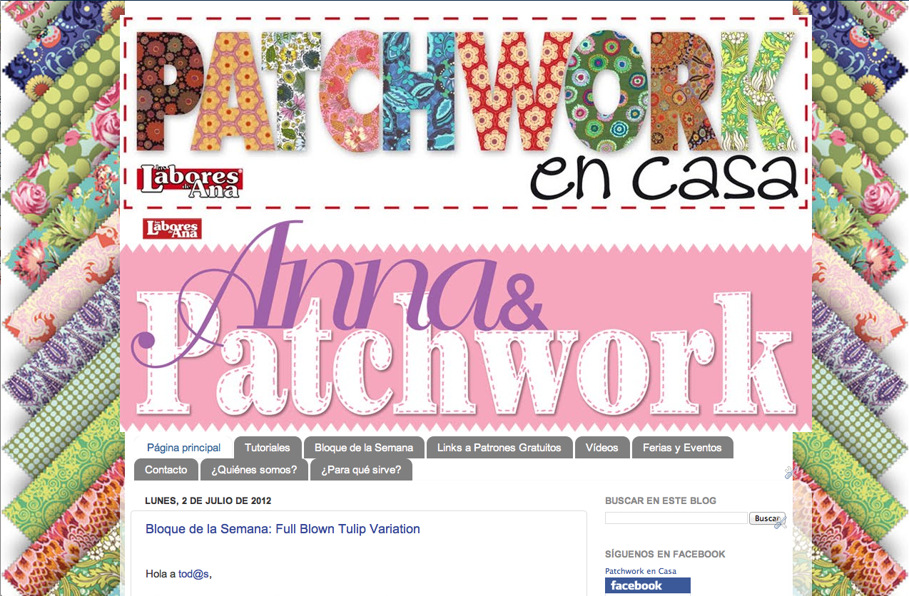 Letras con patchwork - Imagui