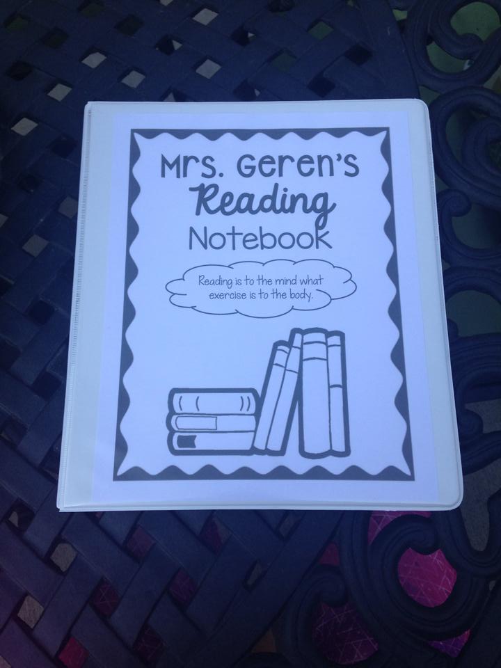 Reading Binder - For the Love of Teaching