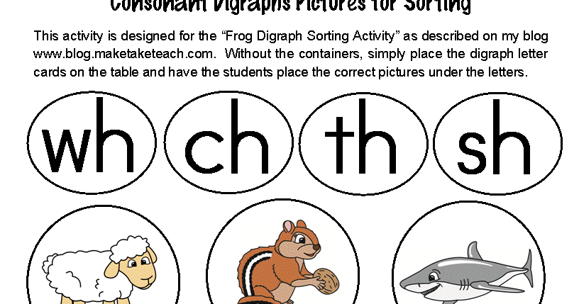Classroom Freebies: Sorting Digraphs