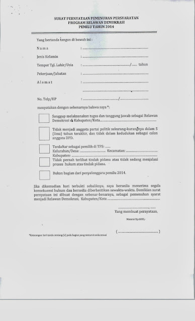 55 INFO DOWNLOAD FORMULIR PENDAFTARAN RELAWAN TUTORIAL PDF - * Formulir